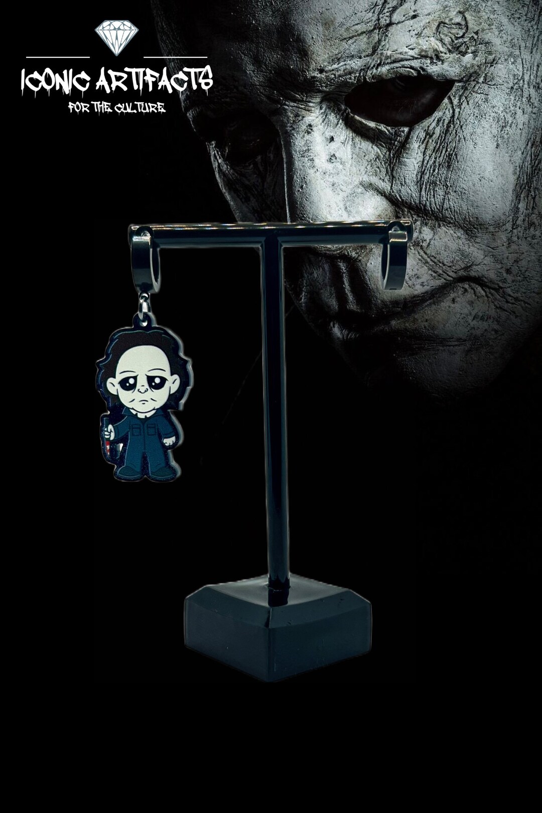 Michael Myers Hoop Earring Set - Etsy