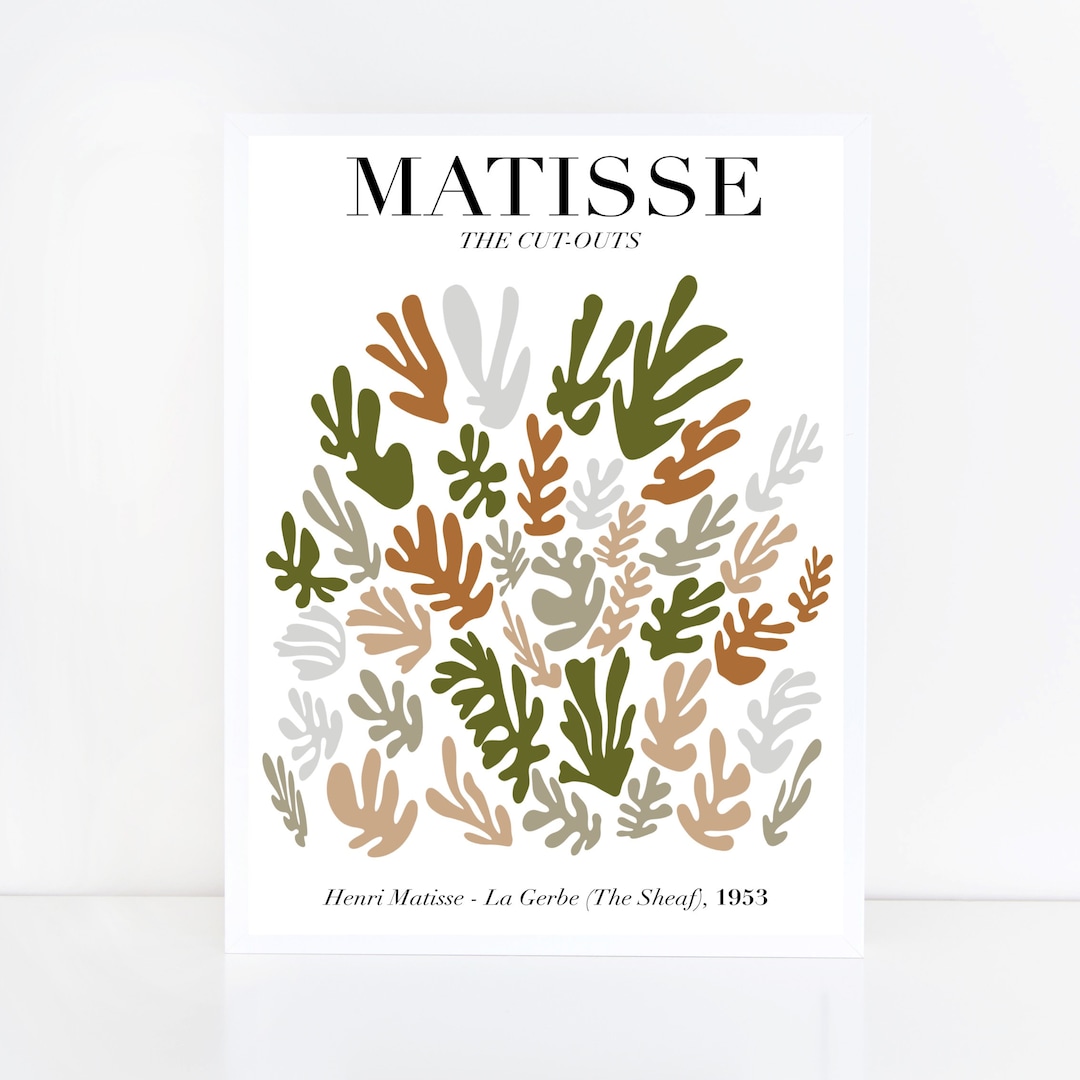 Henri Matisse La Gerbe the Sheaf Wall Print, Exhibition, Bedroom Decor ...