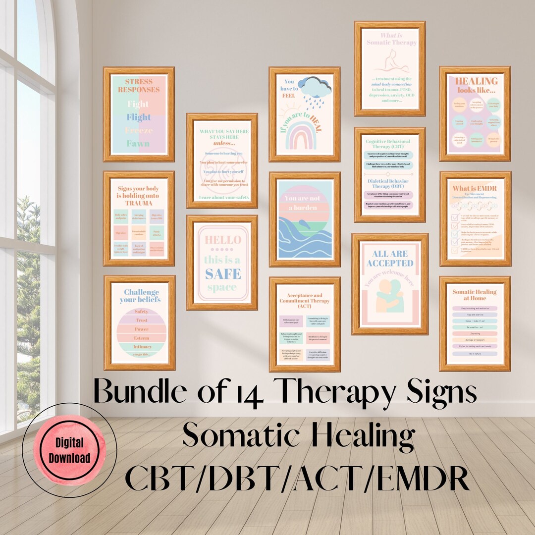14 Therapy Office Decor, Therapist Sign, Therapist Poster, Therapist ...