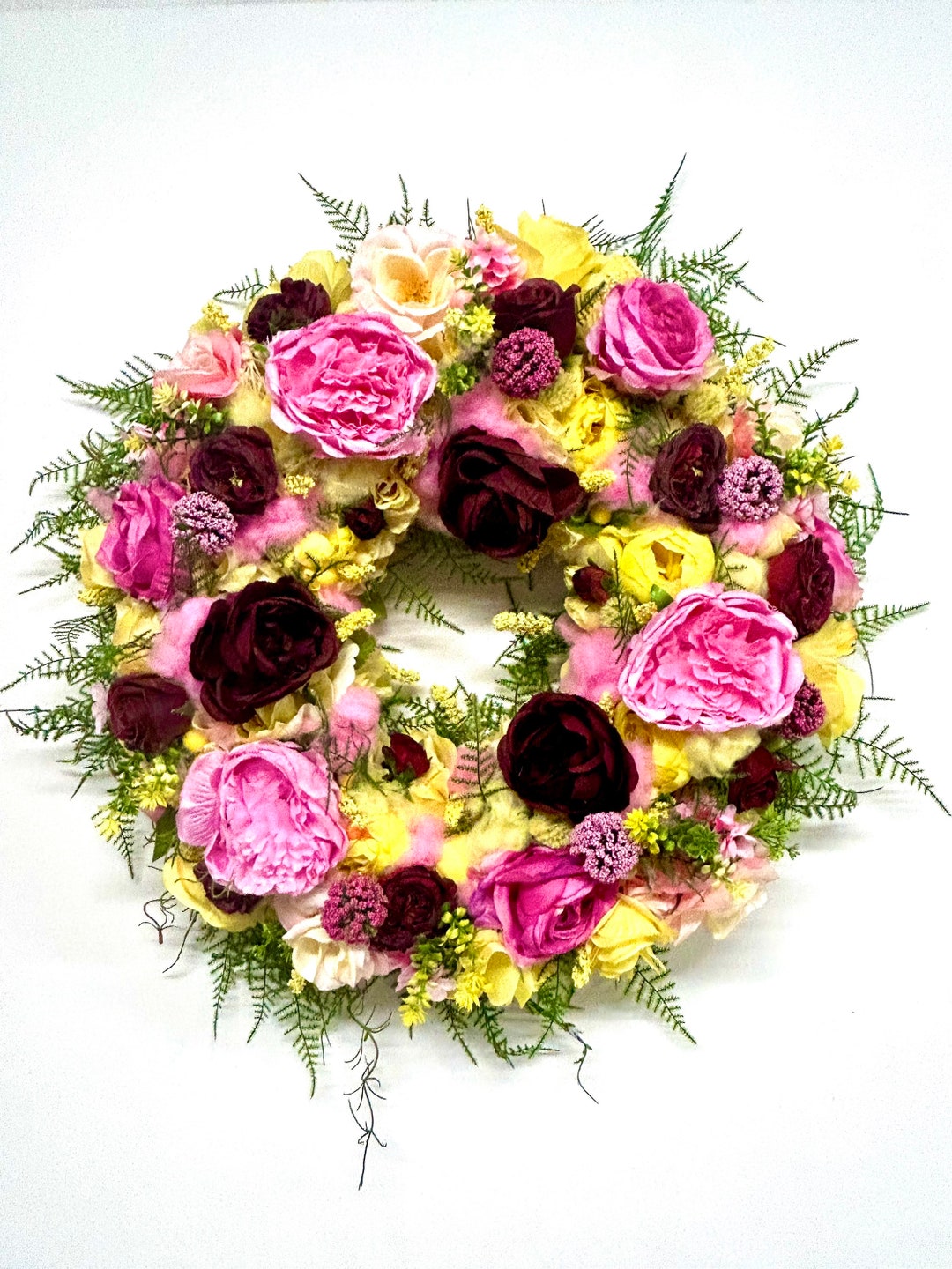 Victorian Spring Summer Wreath Mothers Day Gift for Her Valentines Day ...