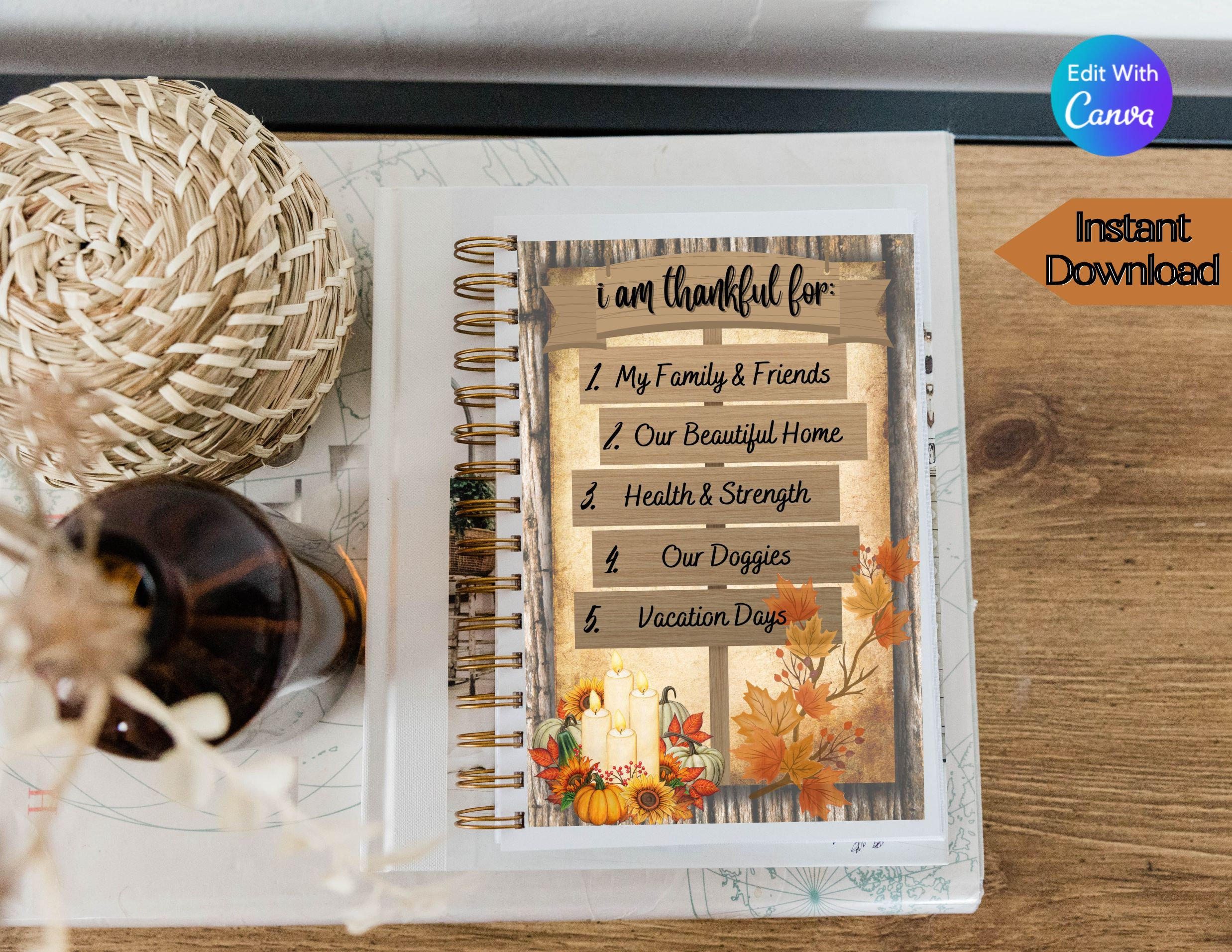 I Am Thankful for Cards Digital Download - Thanksgiving Cards Printable ...
