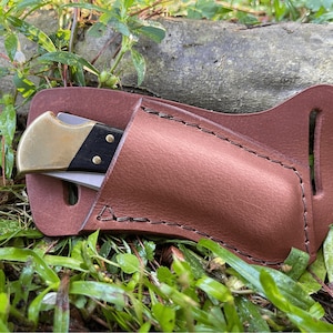Leather Knife Sheath for Buck 110 Buck 112 Old Timer 70T - Etsy