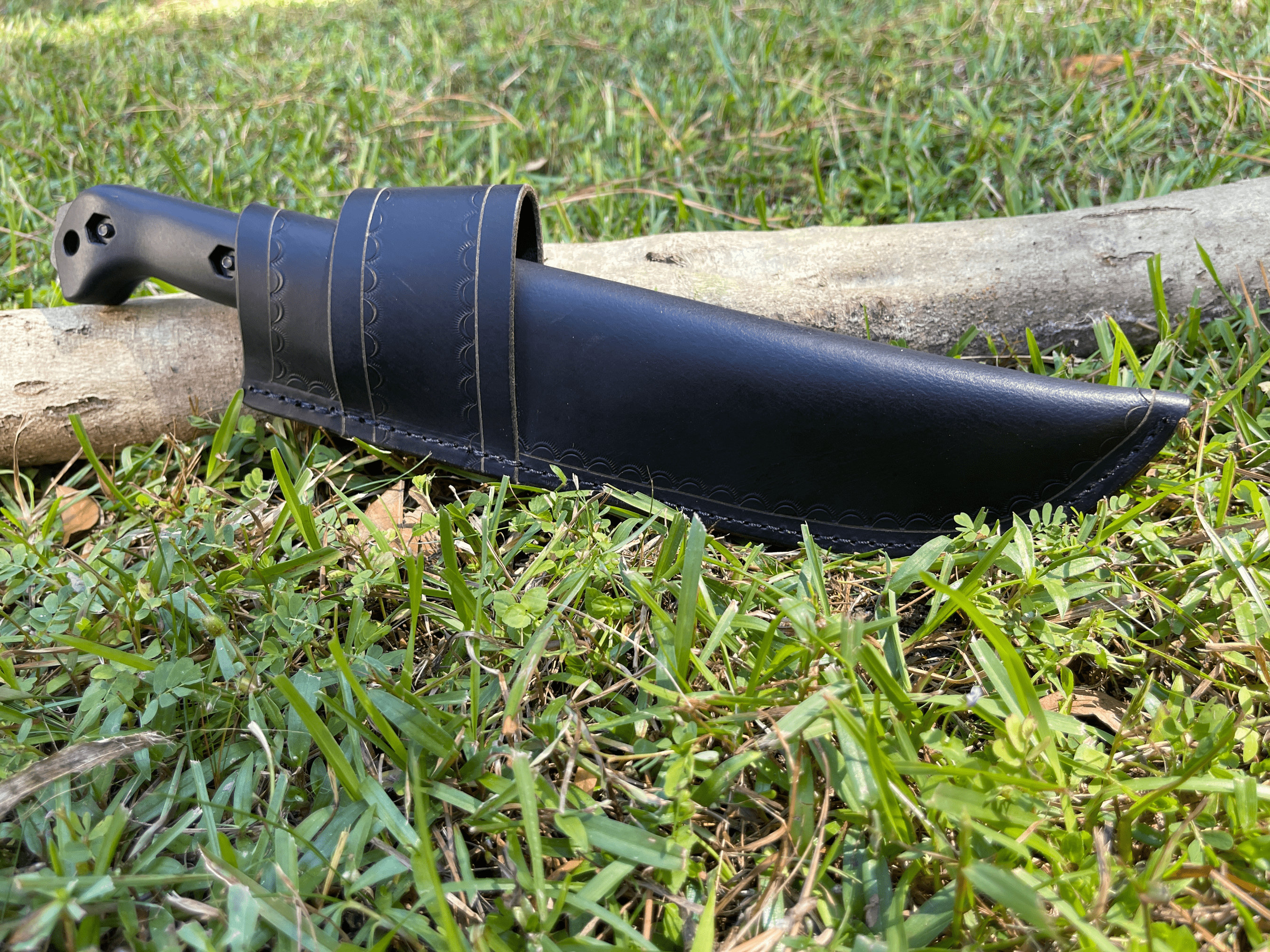 Leather Knife Sheath for Ka-bar Becker BK9 Combat Bowie - Etsy