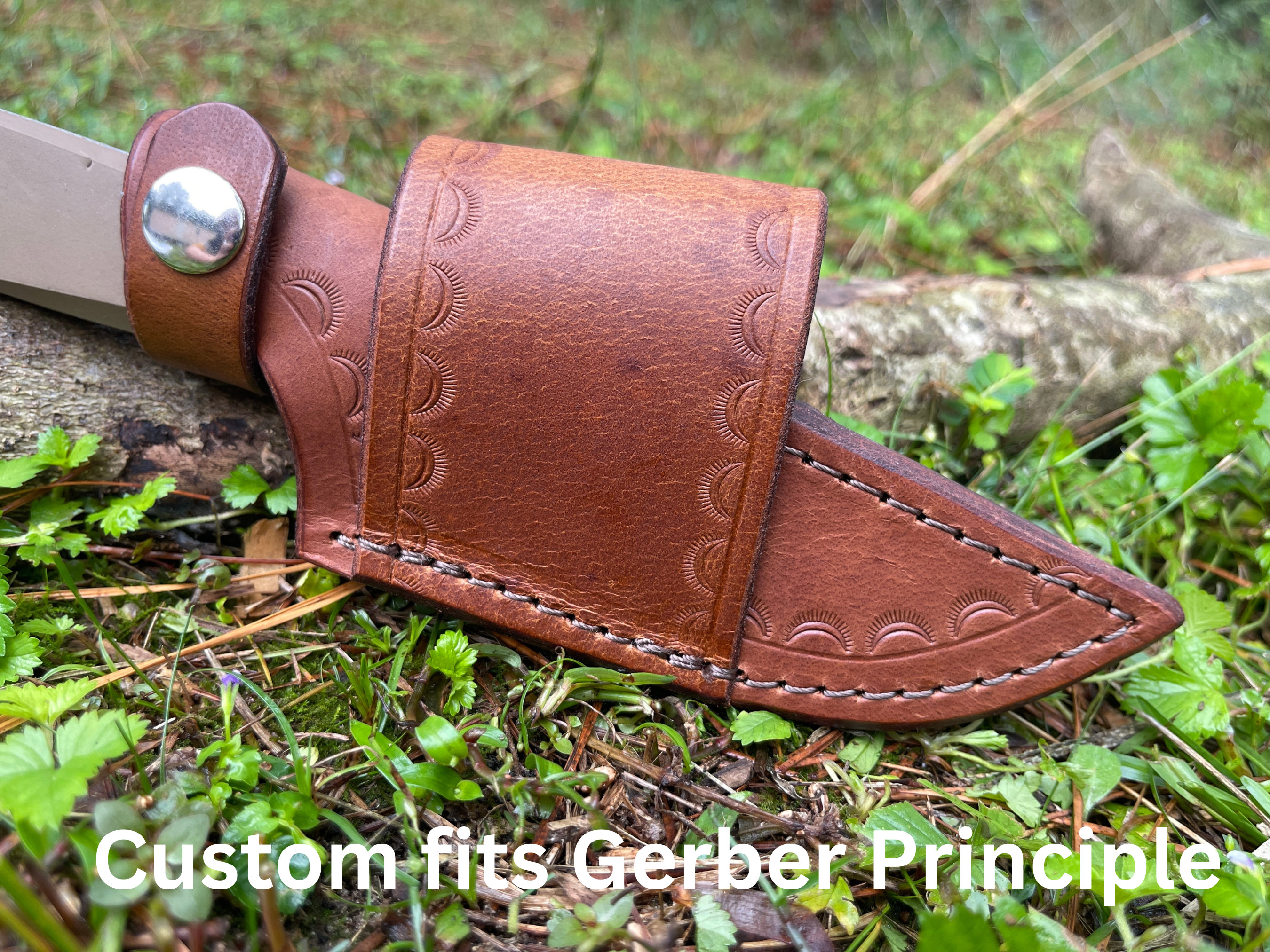 Gerber Principle Custom Made Leather Sheath - Etsy
