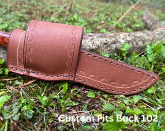 Horizontal Sheath for Buck 102 Cross Draw or Scout Carry, Genuine ...