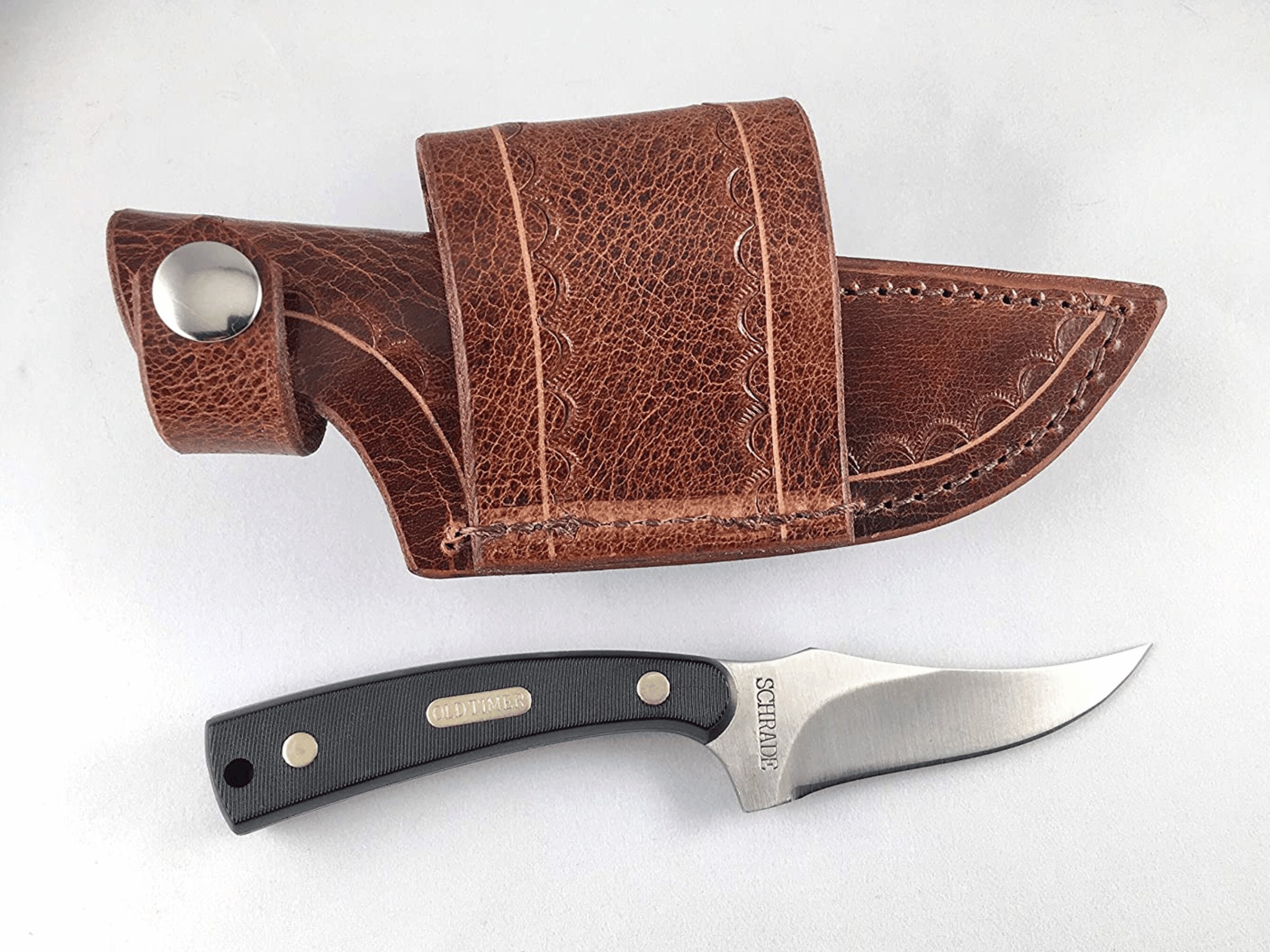 Custom Leather Sheath for Schrade Old Timer Sharp 152OT Finger Knife - Etsy