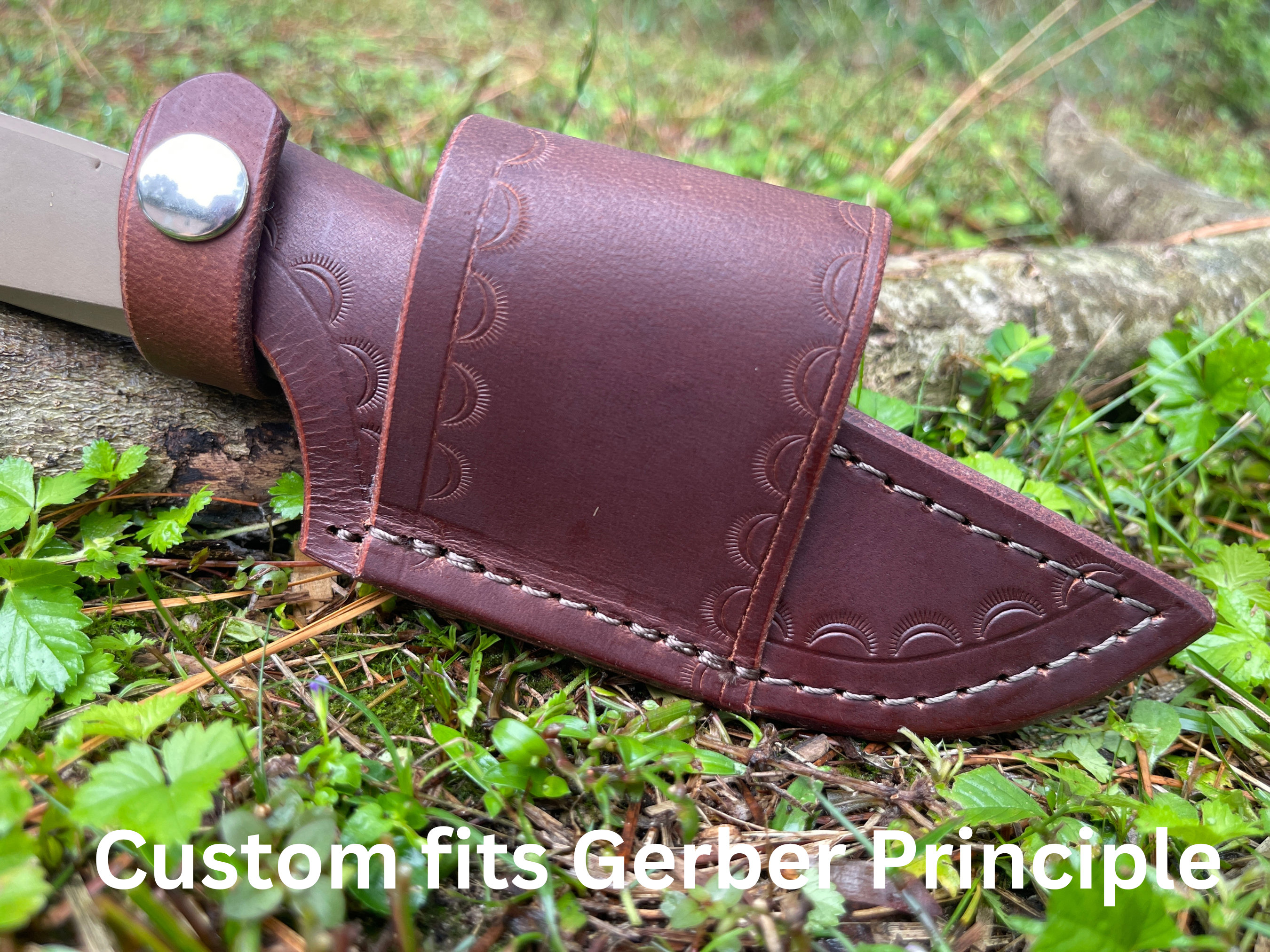 Gerber Principle Custom Made Leather Sheath - Etsy