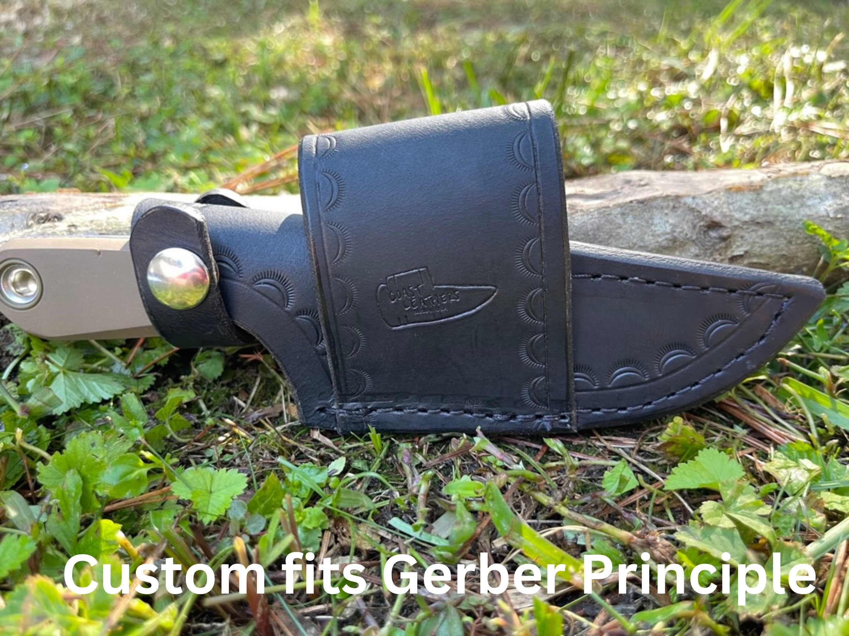 Gerber Principle Custom Made Leather Sheath - Etsy