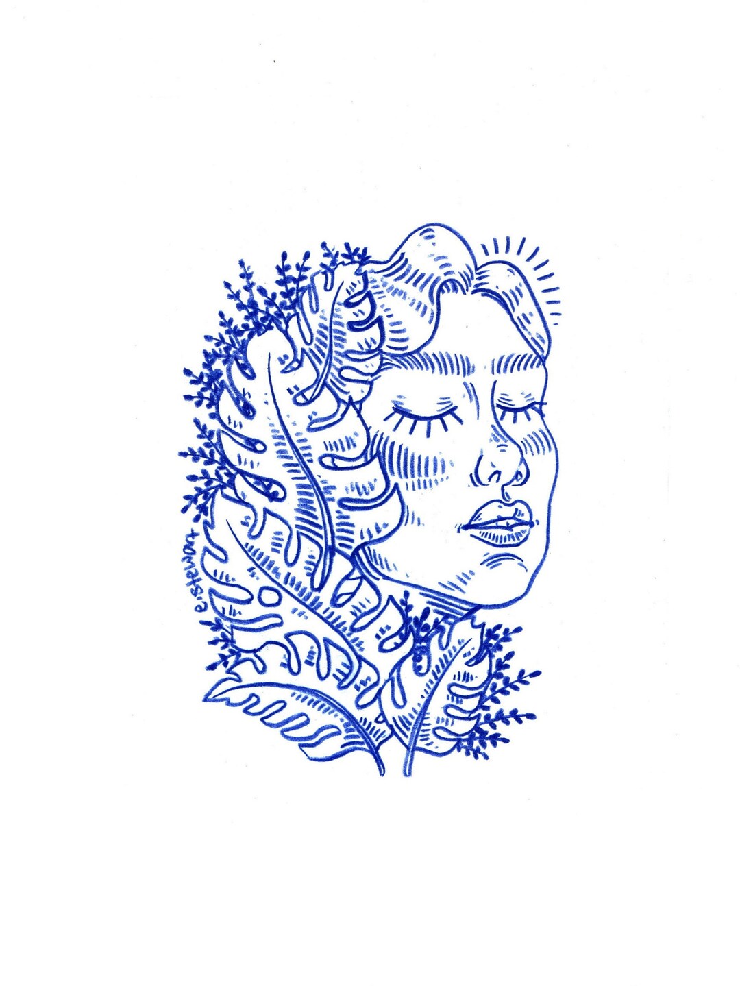 Gaea - Handmade Illustration - Etsy