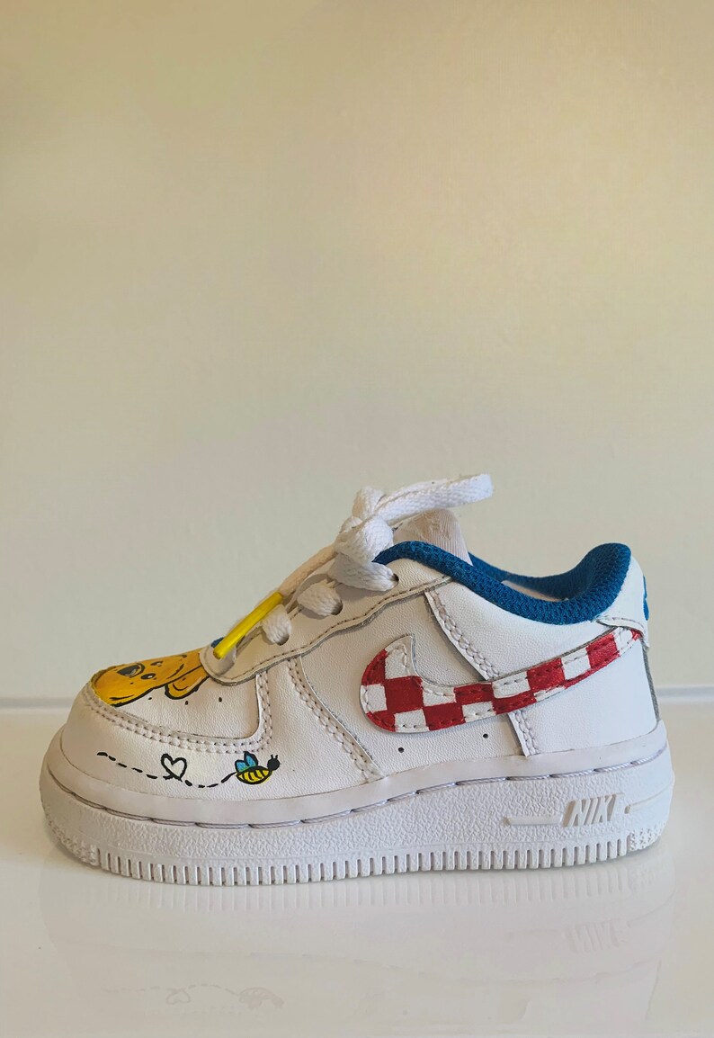 Winnie the Pooh Custom Nike Air Force Ones - Etsy