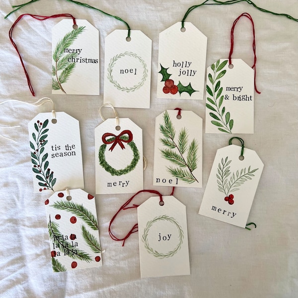 Hand Painted Tags - Etsy