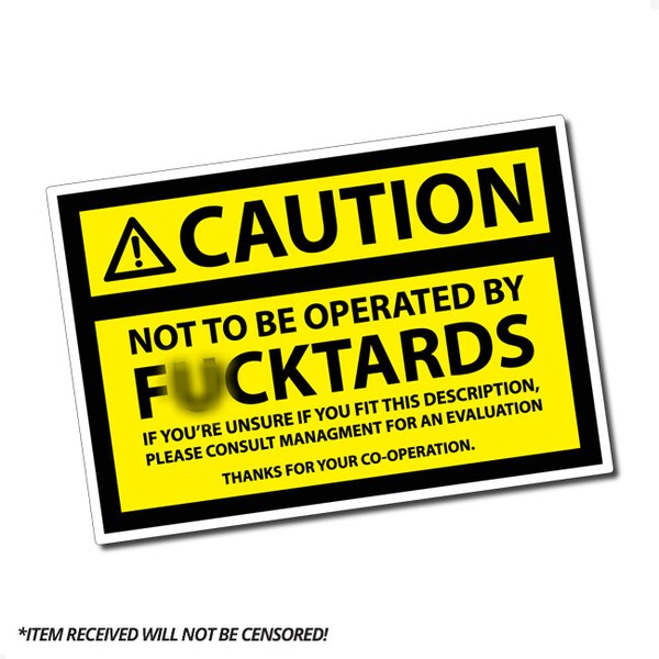 Funny Warning Signs - Etsy Australia