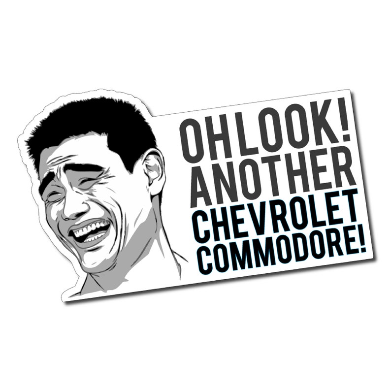 Another Chevrolet Commodore Sticker Decal Vinyl Funny Meme Aussie Car ...