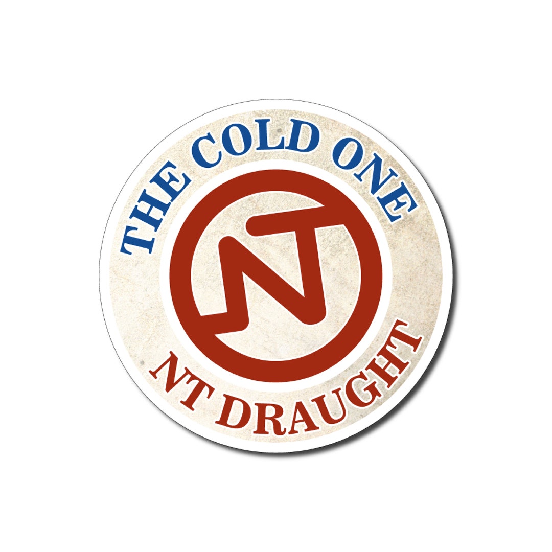 NT Draught Sticker Decal Vinyl Beer Mancave Garage Shed Fridge Ute 4x4 ...