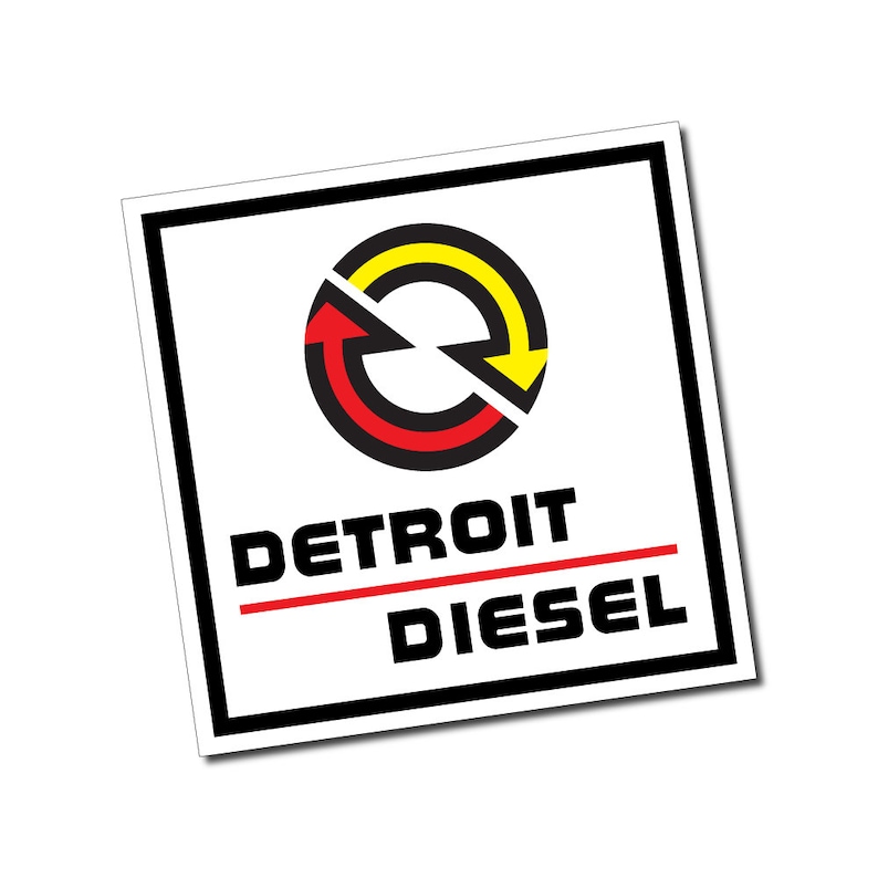 Detroit Diesel Sticker Decal Vinyl Truck Rig Ute 4x4 Work Aussie ...