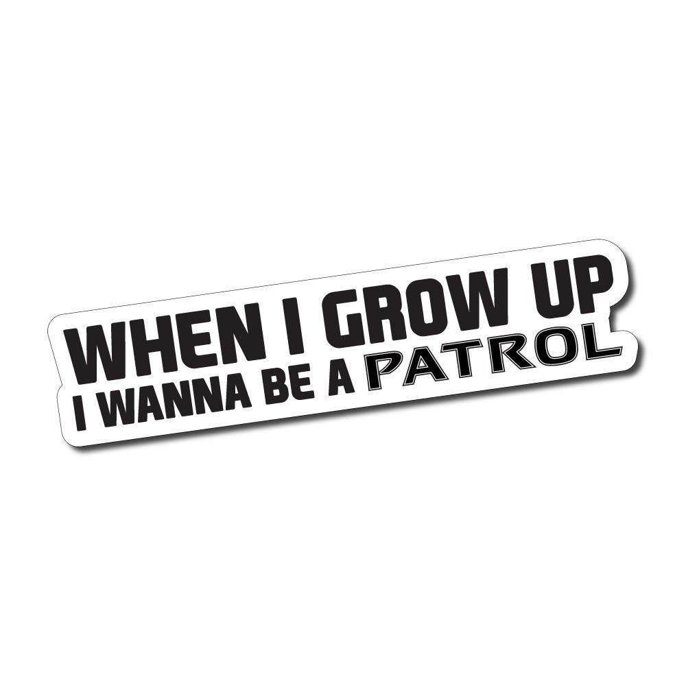 When I Grow up Sticker Decal Vinyl Funny Truck Rig Ute 4x4 off Road ...