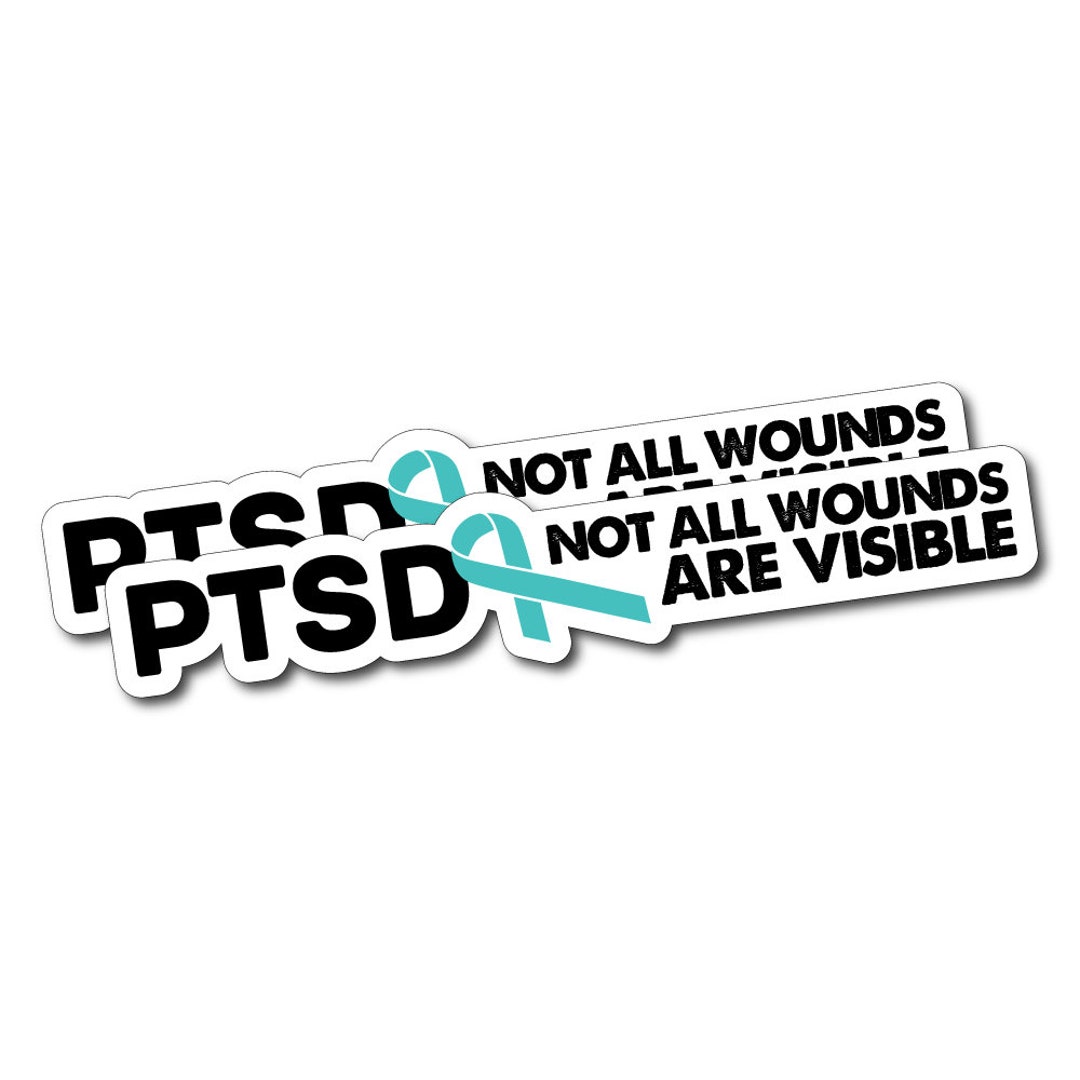PTSD Sticker Decal Vinyl Ribbon Awareness Car Laptop Twin-pack - Etsy