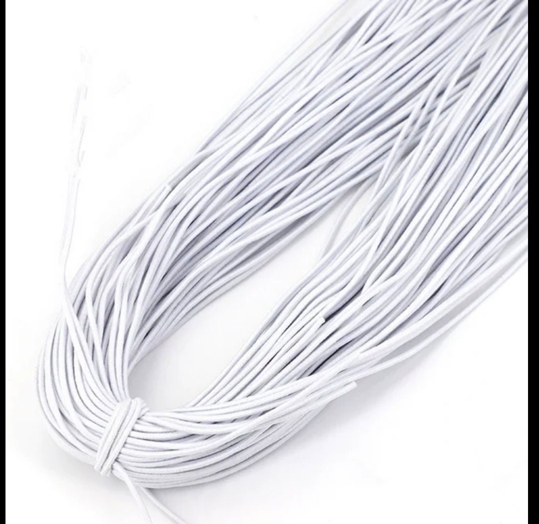2 Mm Thick Round Elastic Different Colors - 5 Yards - Etsy