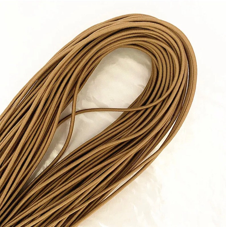 2 Mm Thick Round Elastic Different Colors - 5 Yards - Etsy