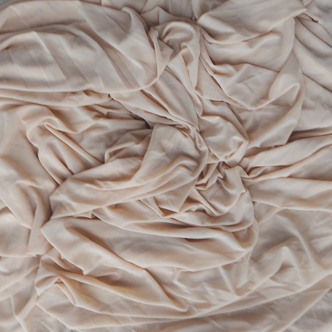 Spandex Nude Tan Mesh Fabric, Sold by the Yard - Etsy