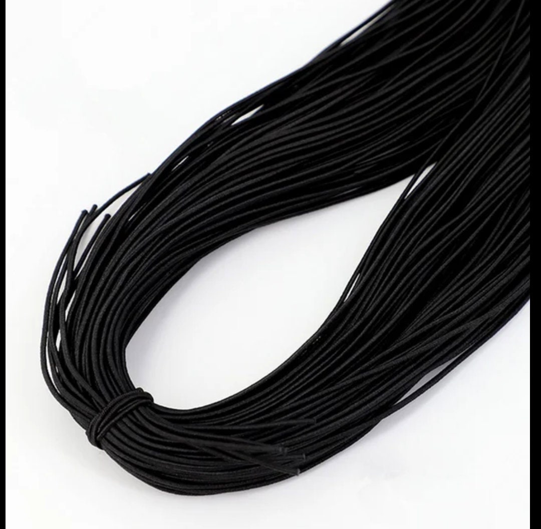 2 Mm Thick Round Elastic Different Colors - 5 Yards - Etsy