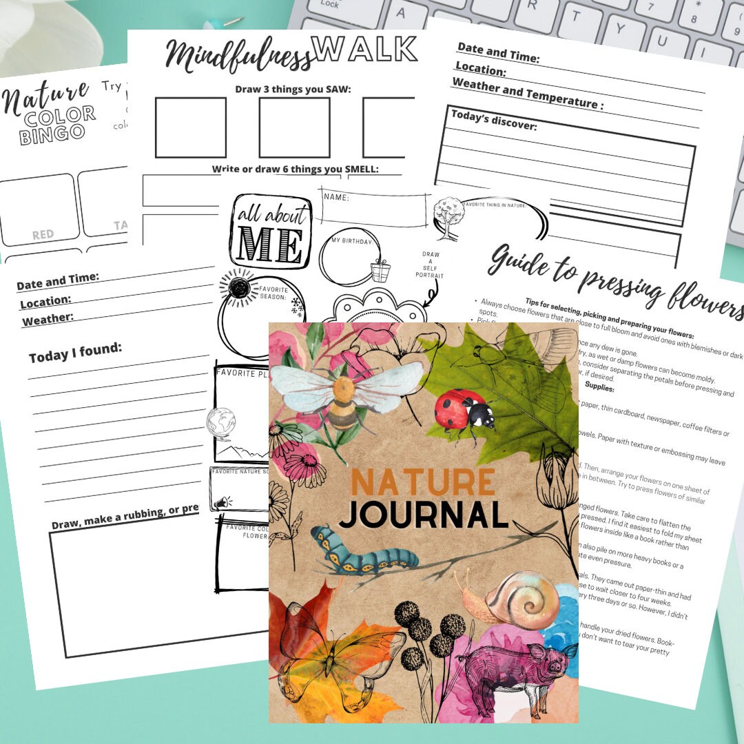Nature Journal; Homeschool; Charlotte Mason Approach; Outdoor Journal ...