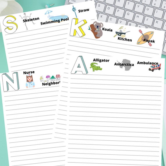 Creative Writing Alphabets