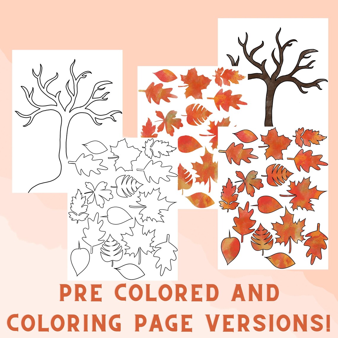 Thankful Tree Printable Activity Kit – Gratitude Prompts (digital ...