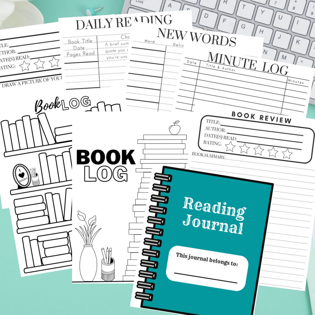 Children's Reading Journal, Homeschool Printable (digital Download) - Etsy