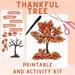 Thankful Tree Printable and Activity Kit - Gratitude - Digital Download ...