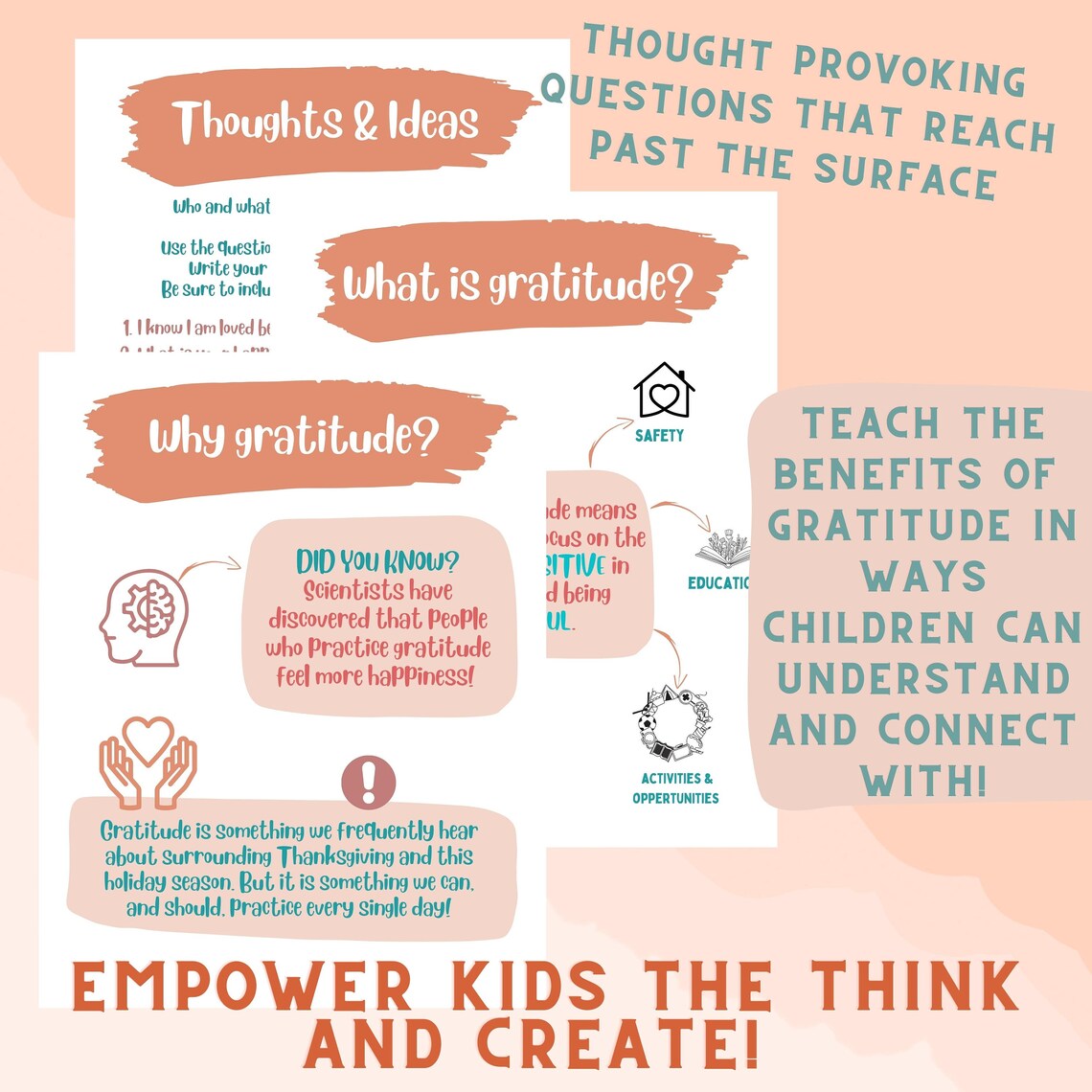 Thankful Tree Printable and Activity Kit - Gratitude - Digital Download ...