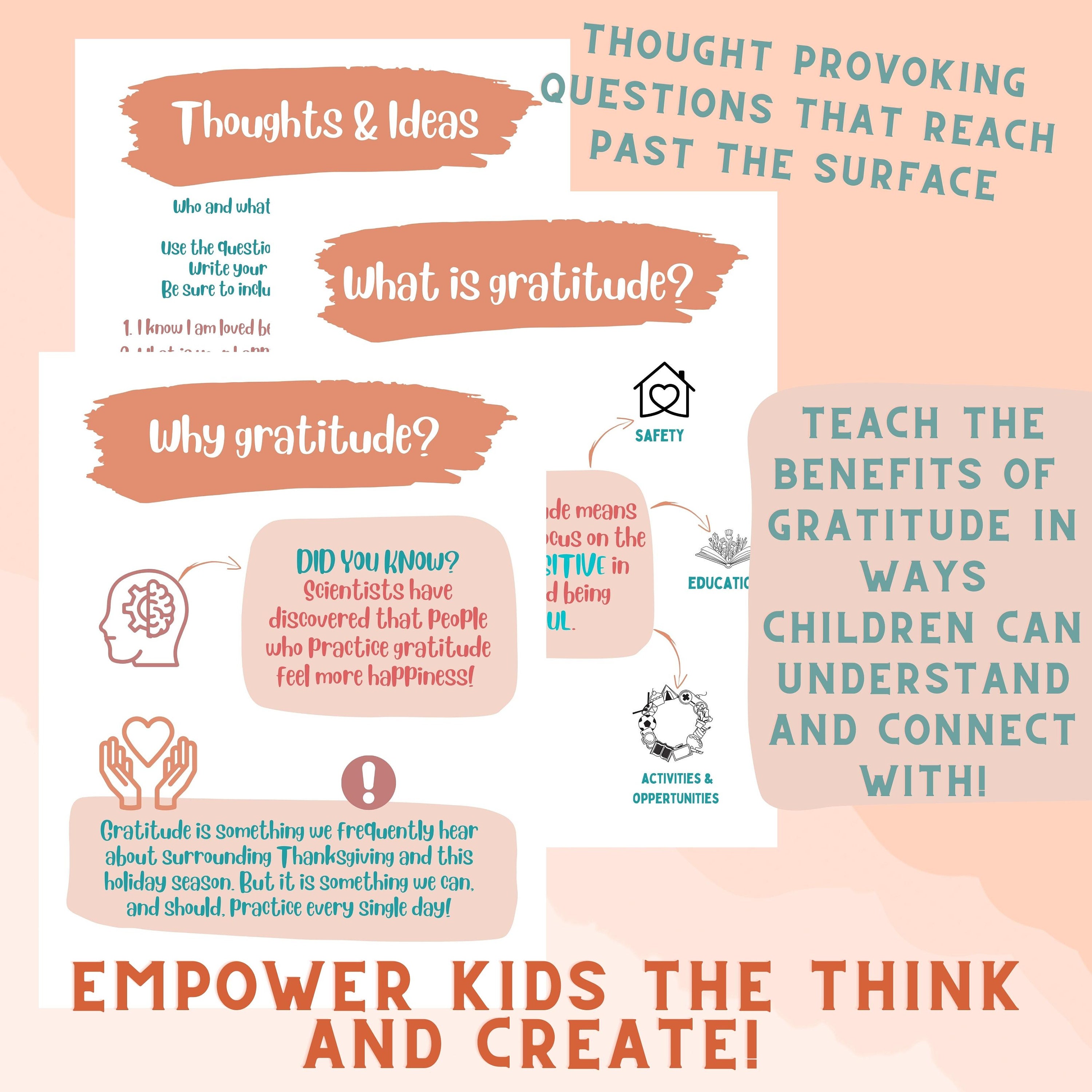 Thankful Tree Printable and Activity Kit - Gratitude - Digital Download ...