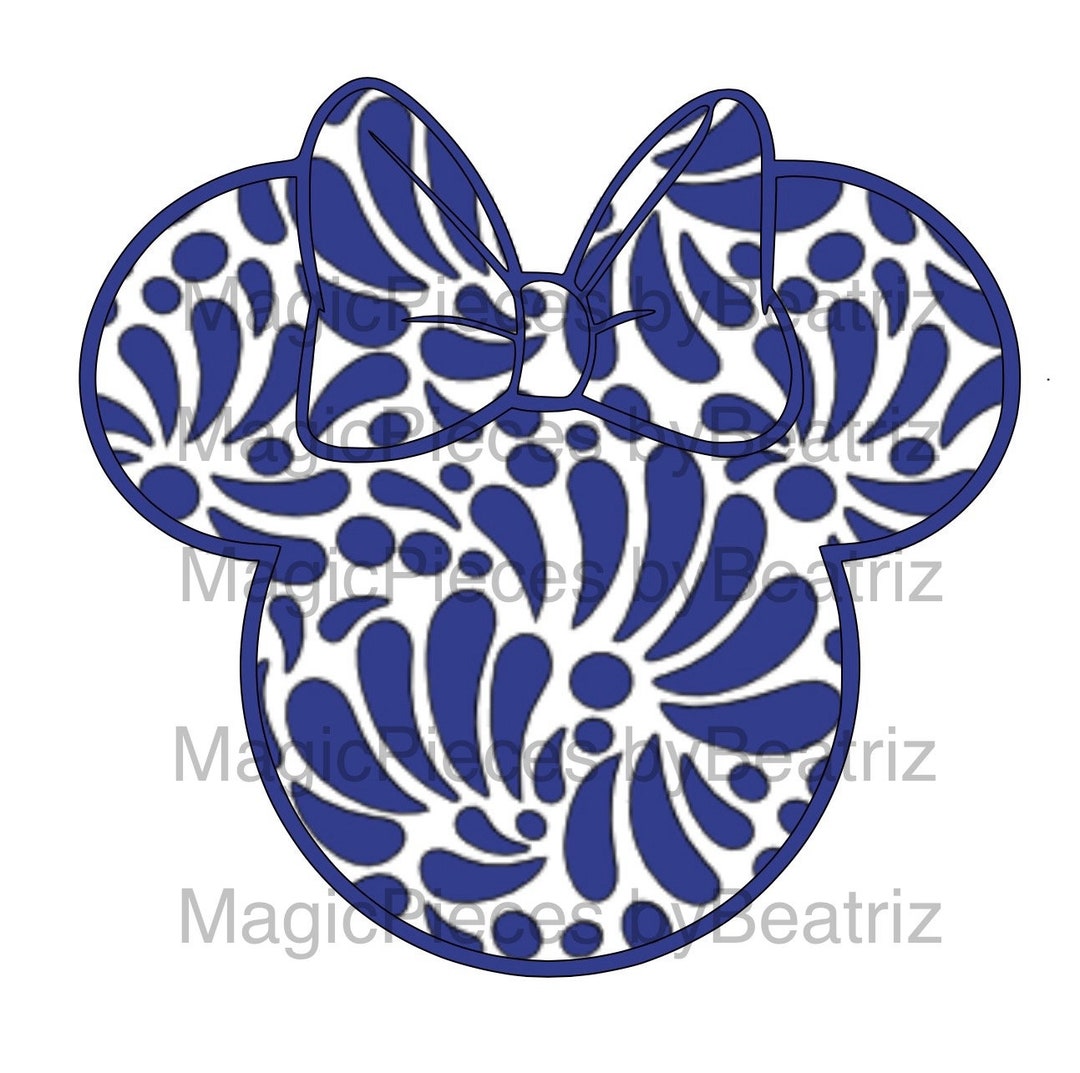 Minnie Mouse Talavera Clipart - Etsy