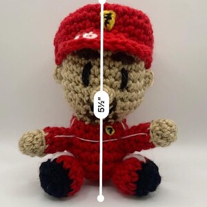 Mini 2025 Charles Leclerc Crocheted Doll, Handmade Doll, Amigurumi ...