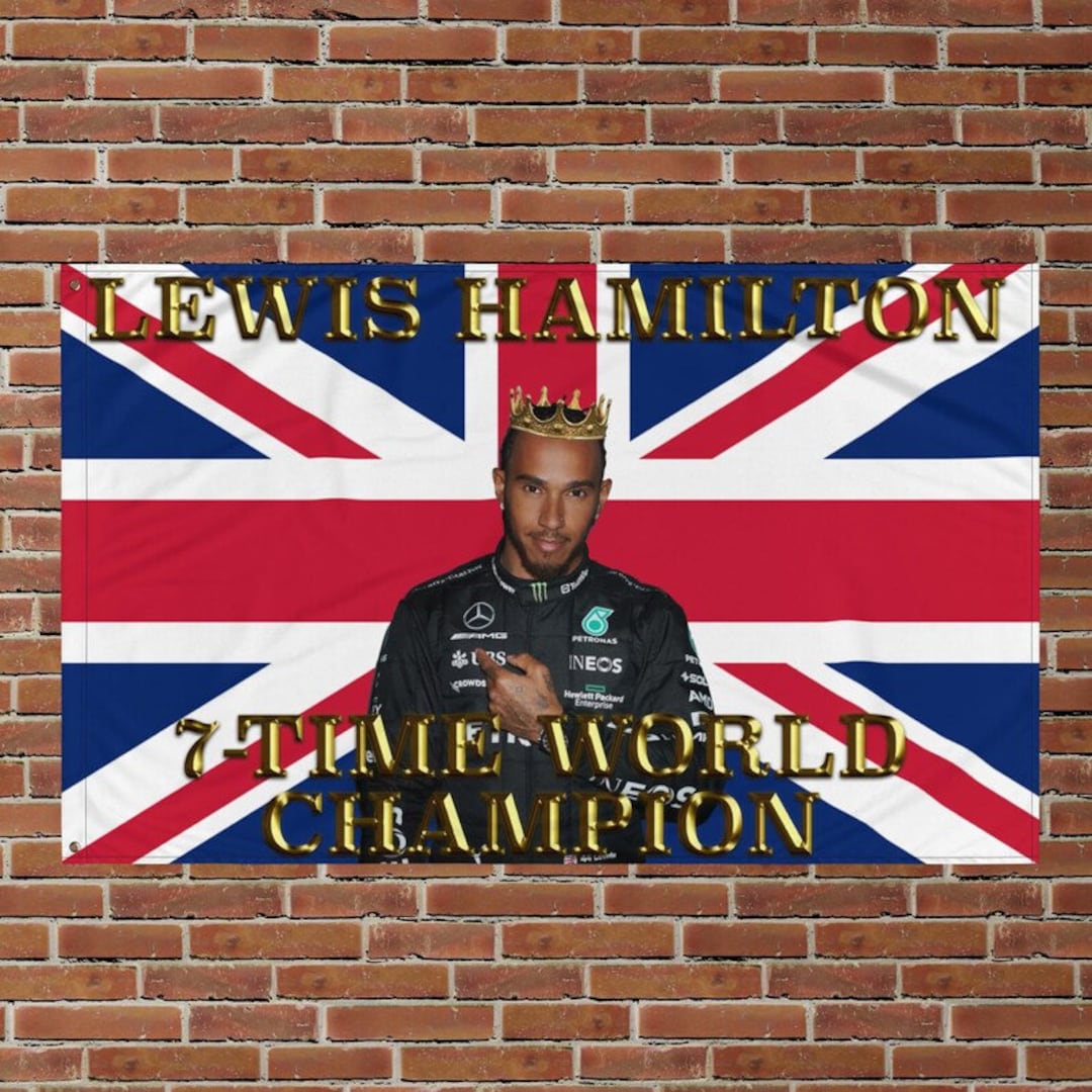 Lewis Hamilton Flag, Racing, Motorsport, Gift for Him, Gift for Her ...