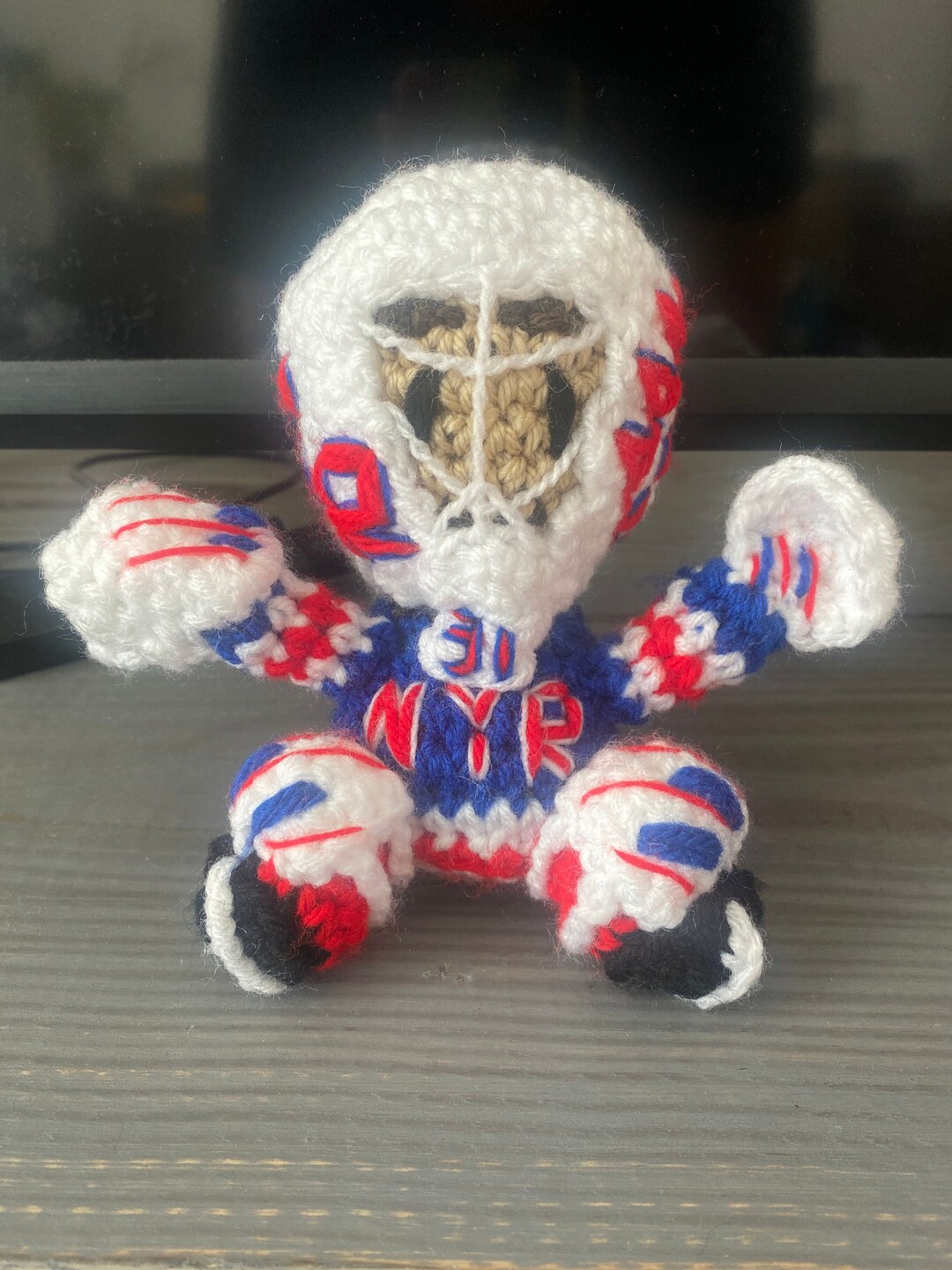 Mini Amigurumi Igor Shesterkin Crocheted Doll, NYR, Gift for Her, Gift ...