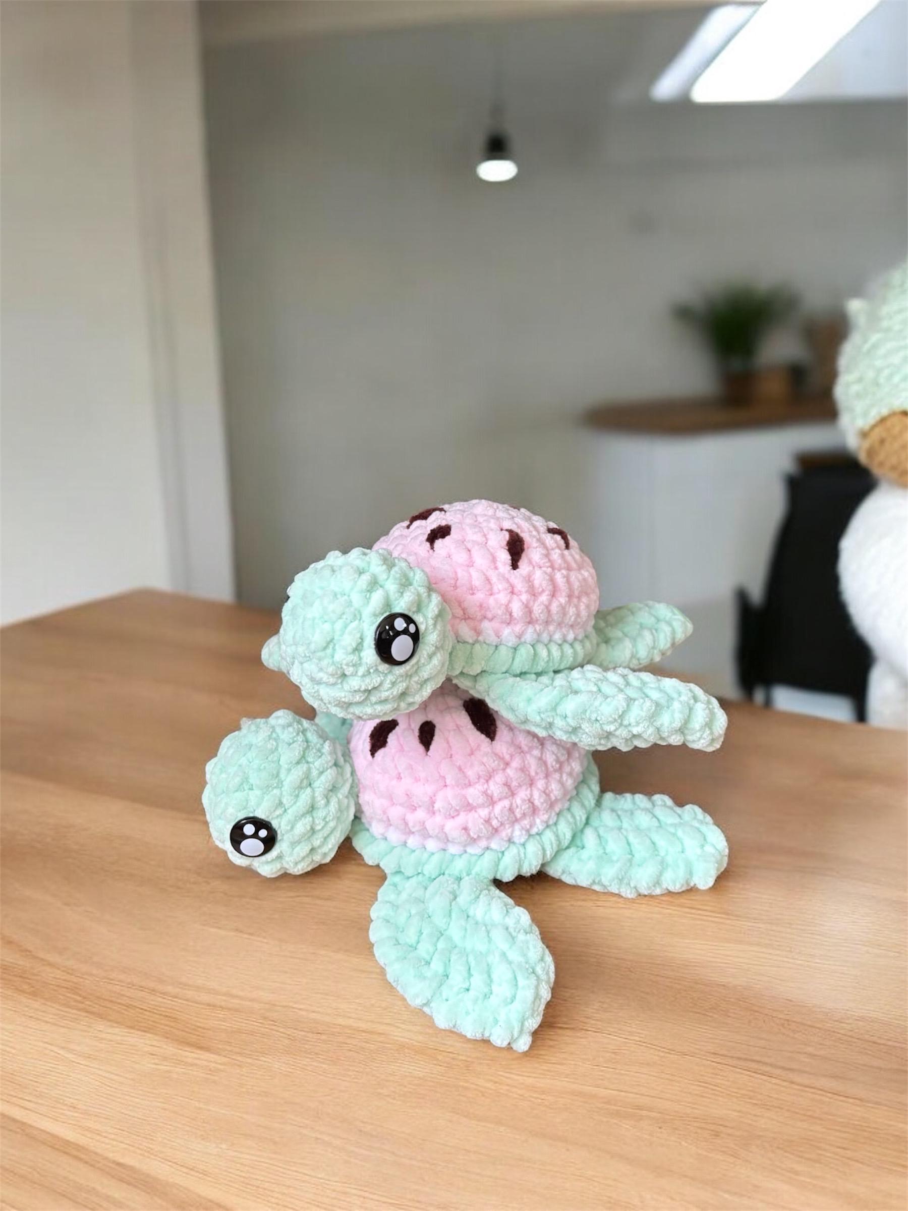 Watermelon Turtle Crochet Pattern - Etsy