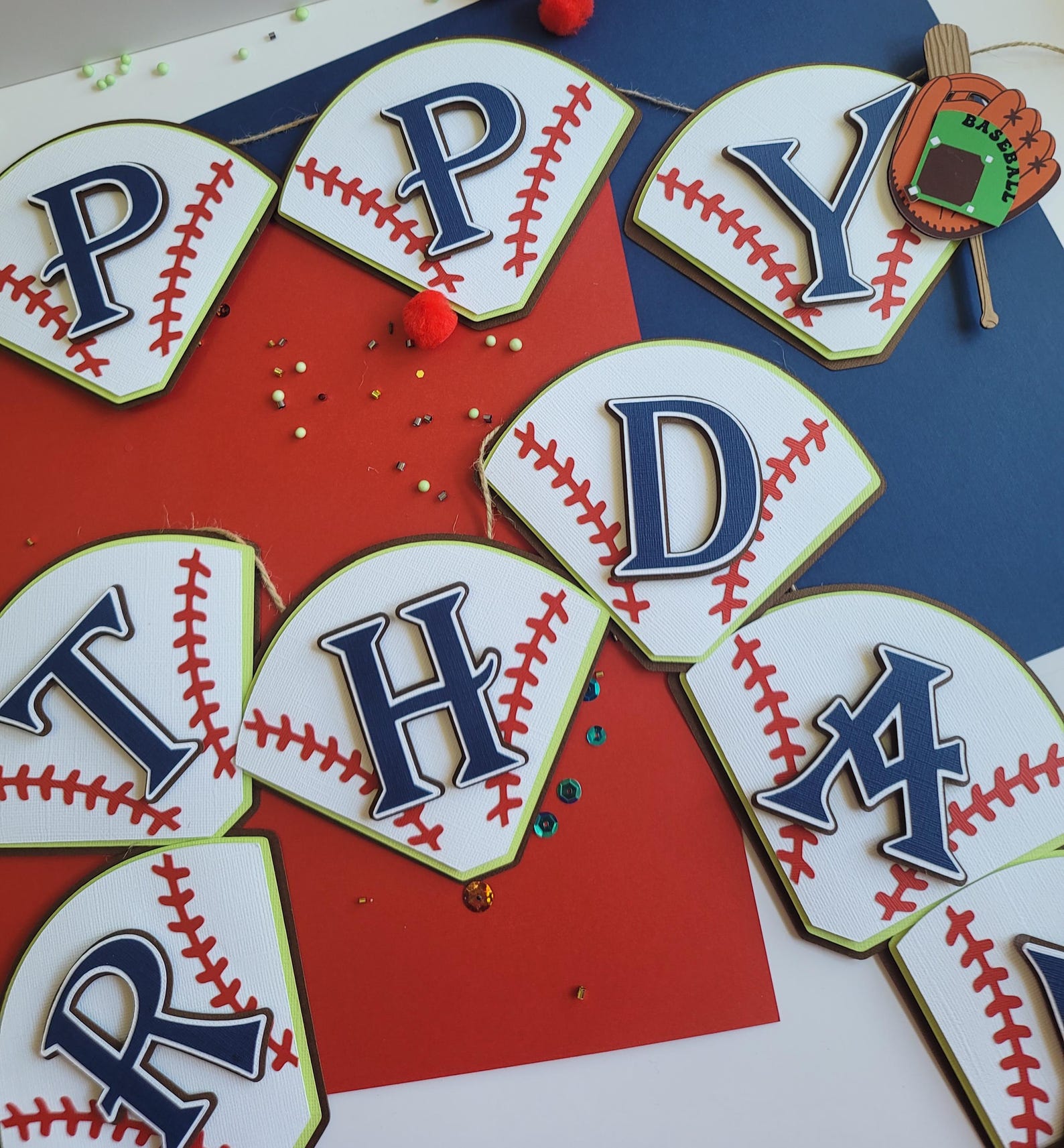 Baseball Cake Topper/topper Cake Baseball/topper for Baseball Cakes ...