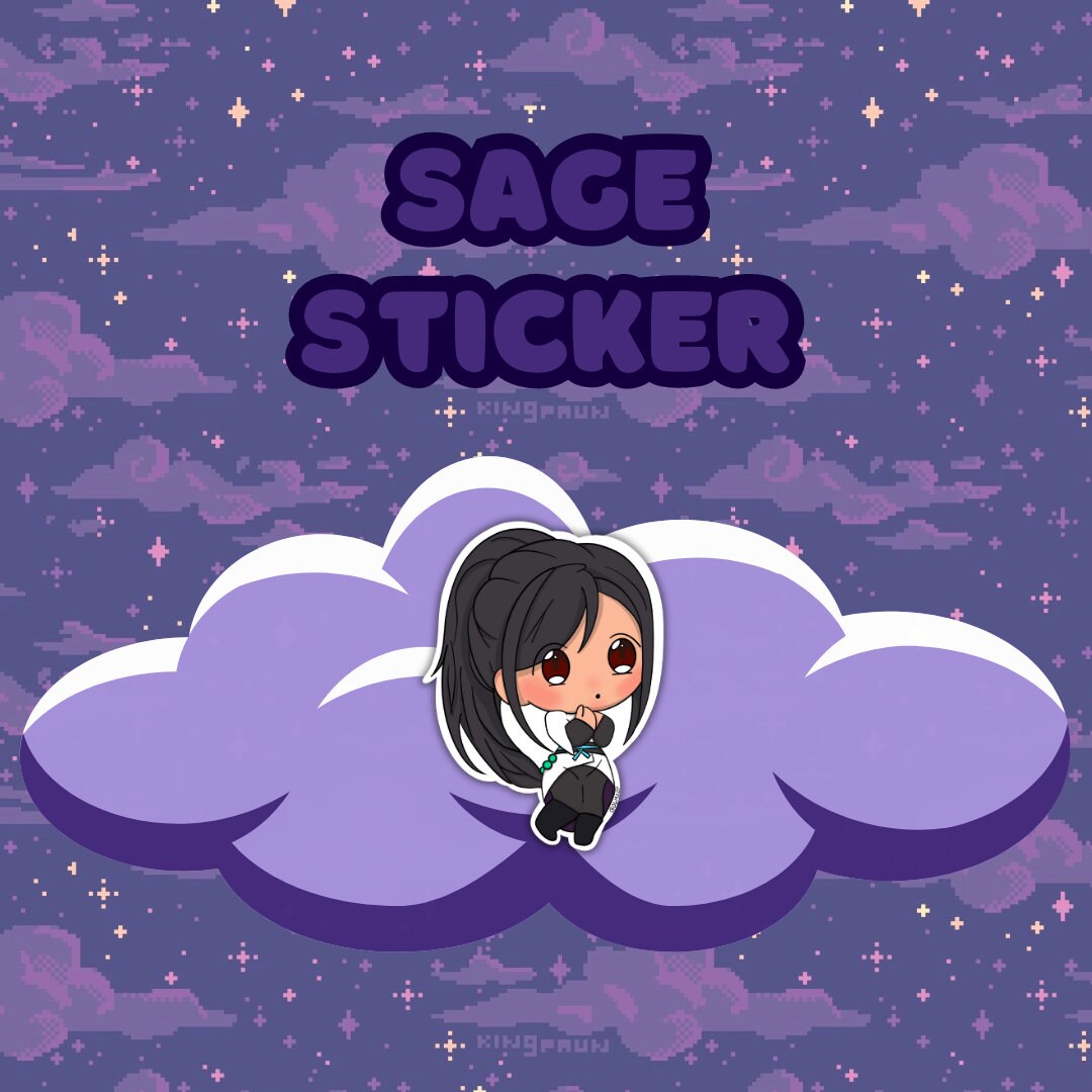 Sage Valorant Sticker - Etsy