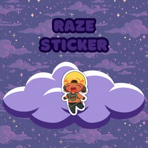 Raze Valorant Waterproof Vinly Die-cut Sticker - Etsy