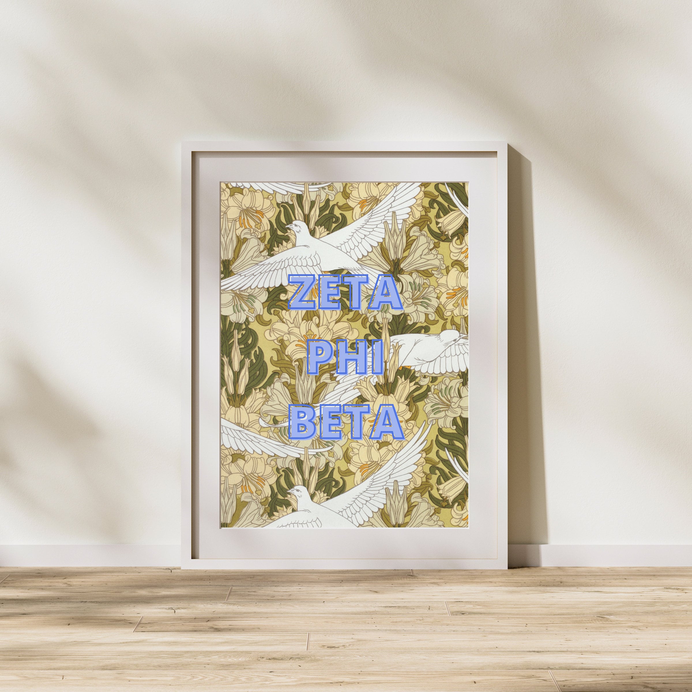 Zeta Phi Beta Dove Art Print (digital Download) - Etsy