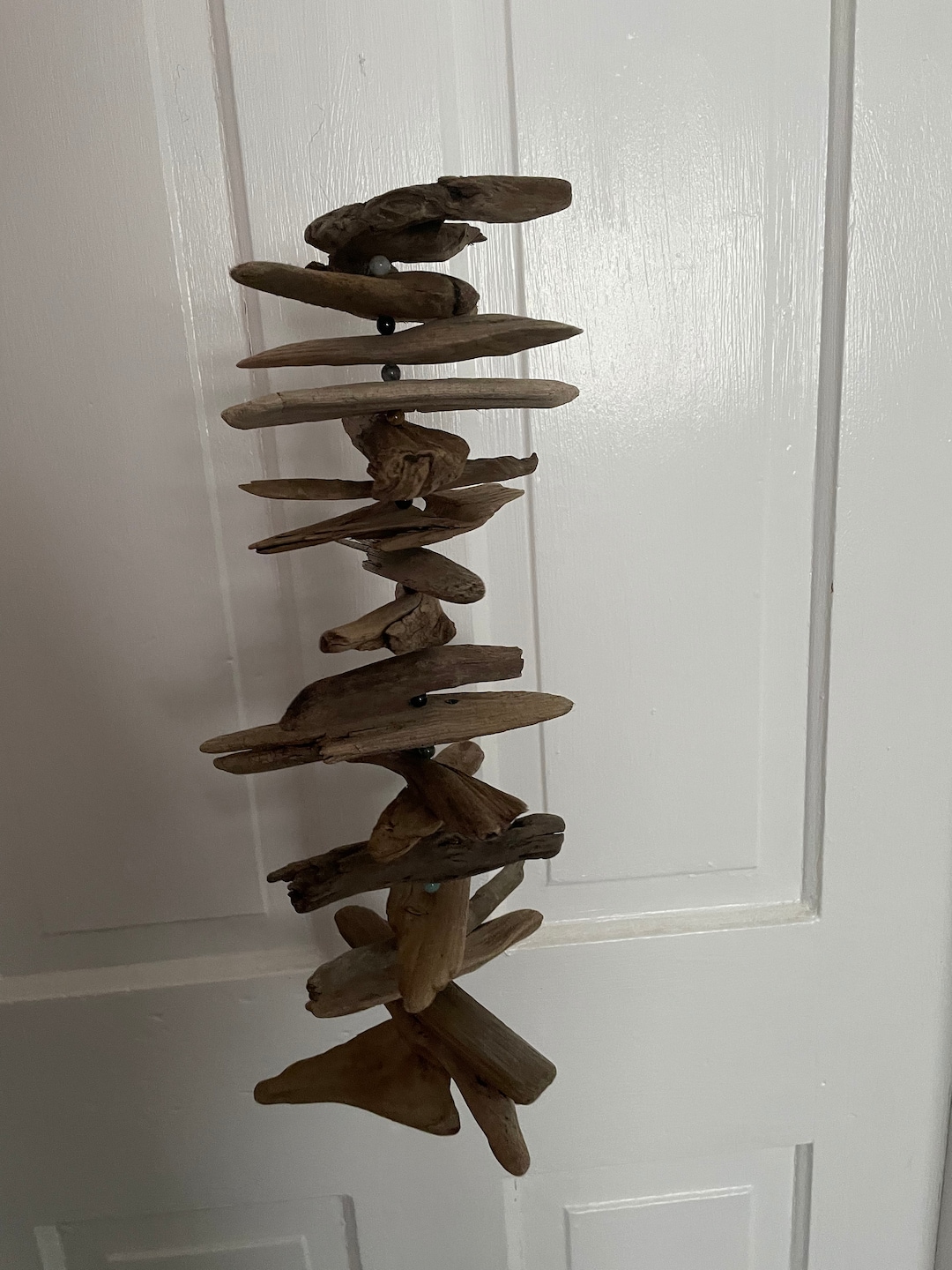 Driftwood Valhalla Ladder # V0148 Witches Garland: 25 Inch W/stone ...