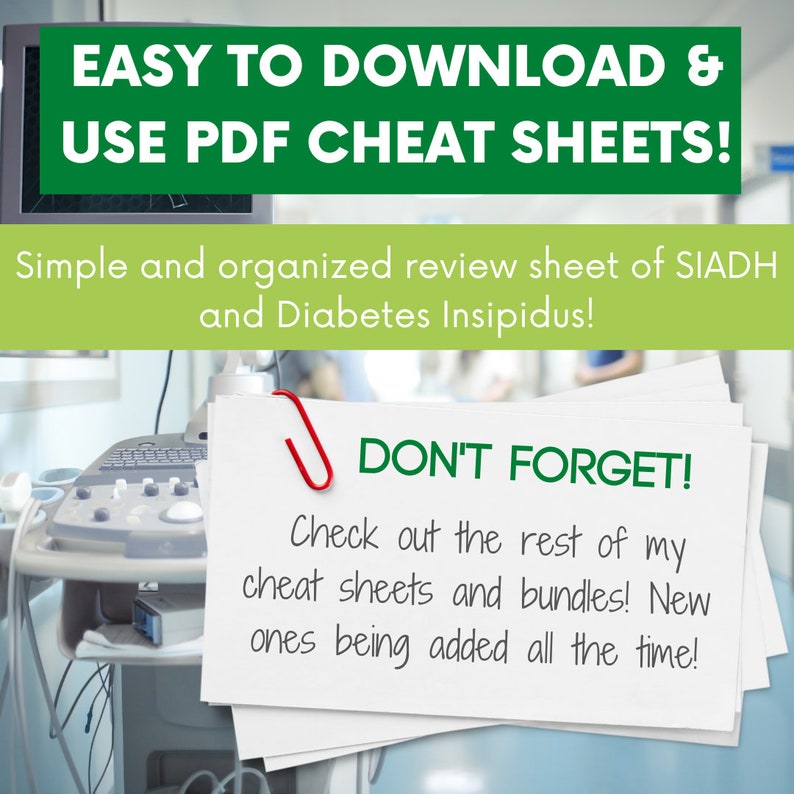 Thyroid Disorders Cheat Sheet for Nursing Students! Made by a Nursing Student! - Etsy