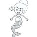5 Printable Coloring Pages of Mermaids and Merman - Etsy