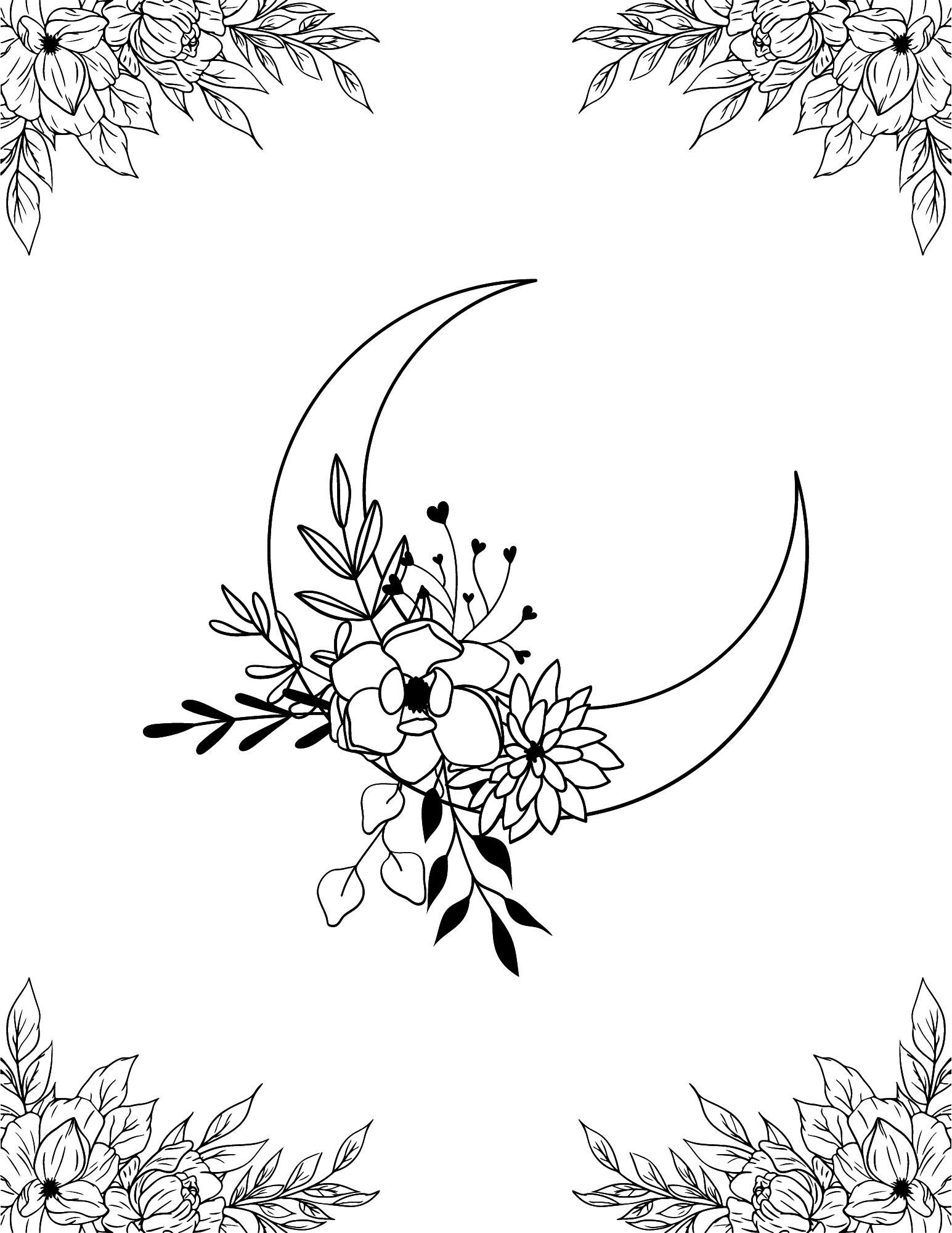 Moons, Stars, Flowers, Crystals - Etsy