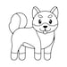 5 Printable Coloring Pages of Dogs for Coloring - Etsy