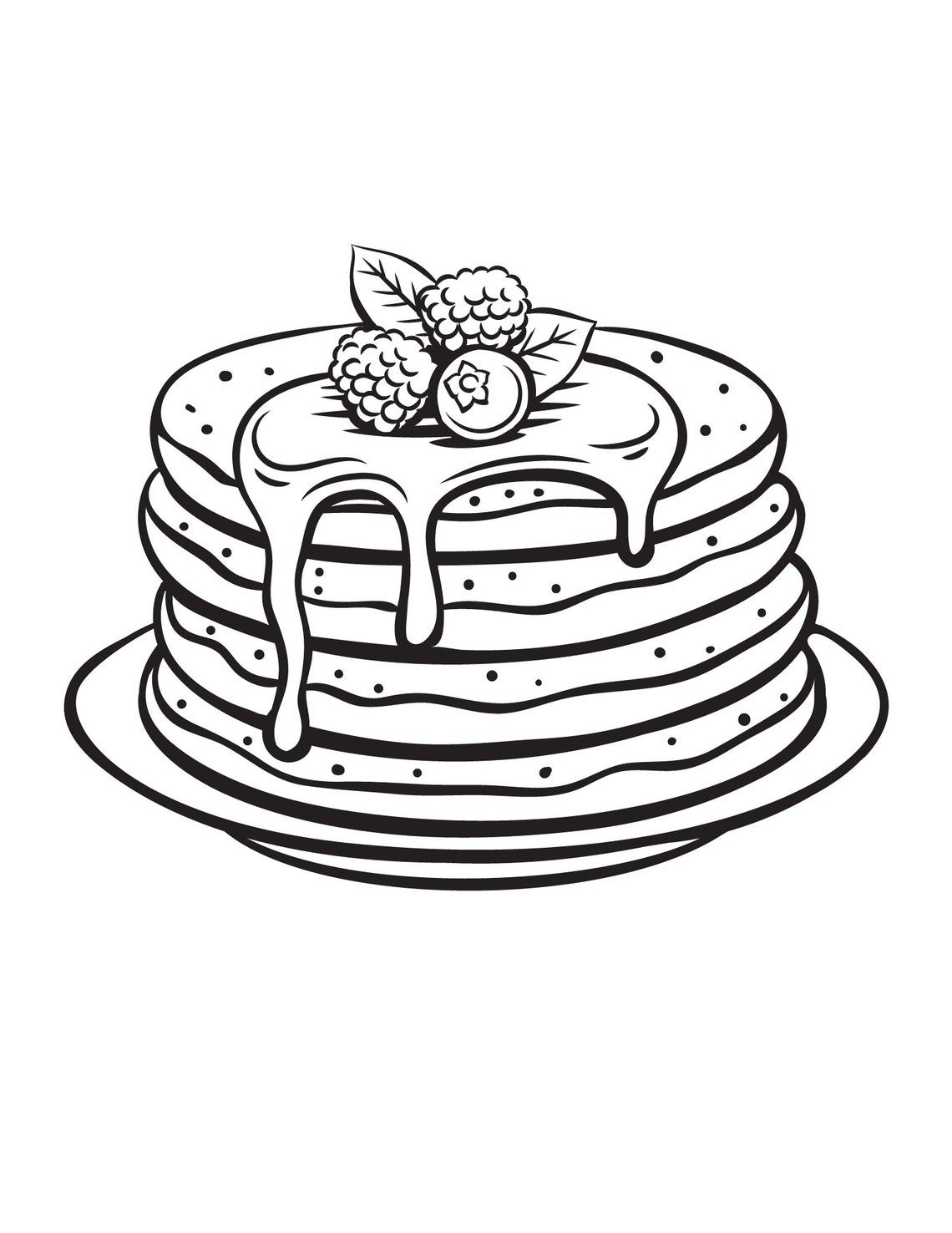 10 Printable Pages of Cooking and Baked Goods for Coloring Fun - Etsy