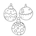 10 Printable Christmas Designs for Coloring - Etsy