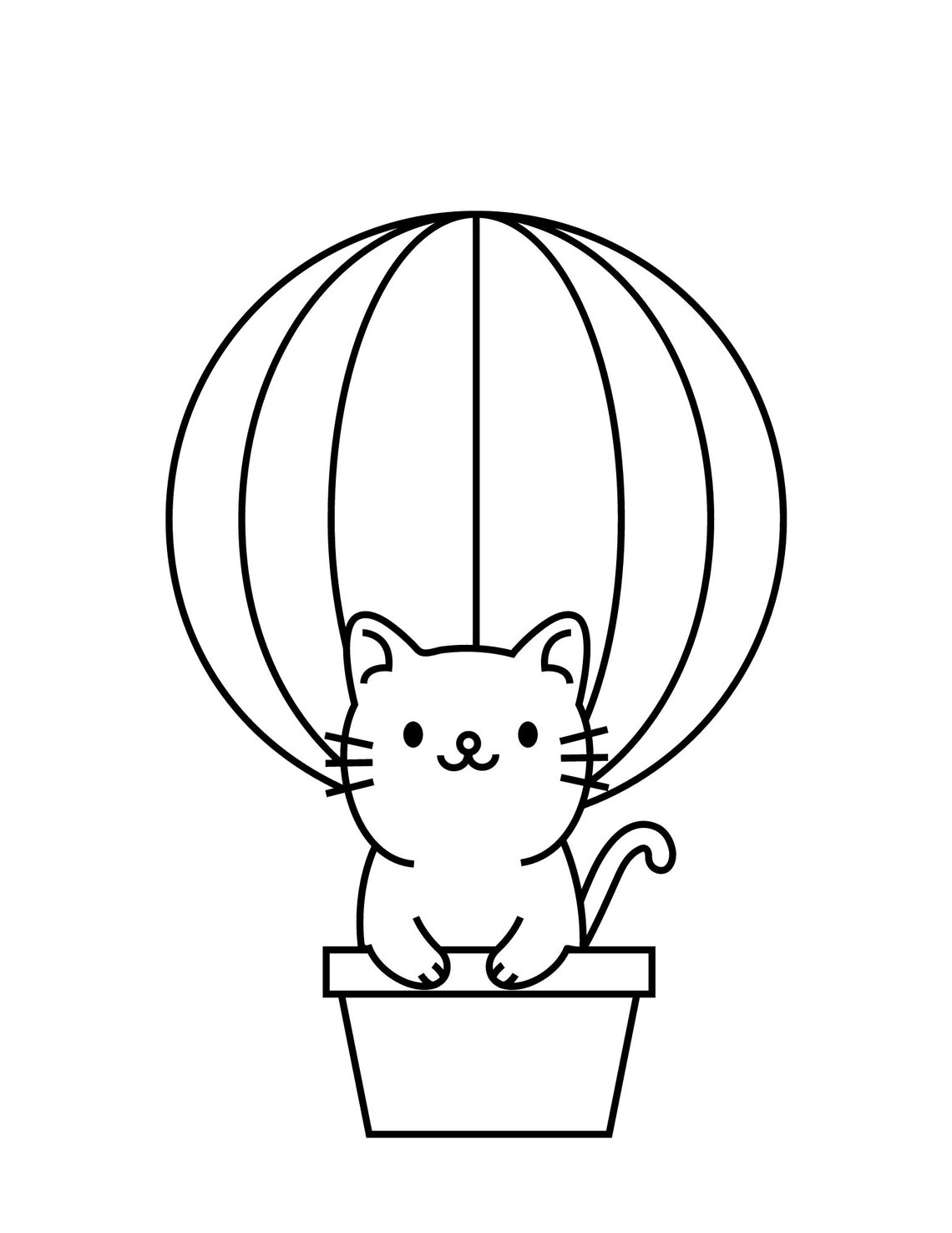 10 Printable Pages of Cats for Coloring Fun - Etsy