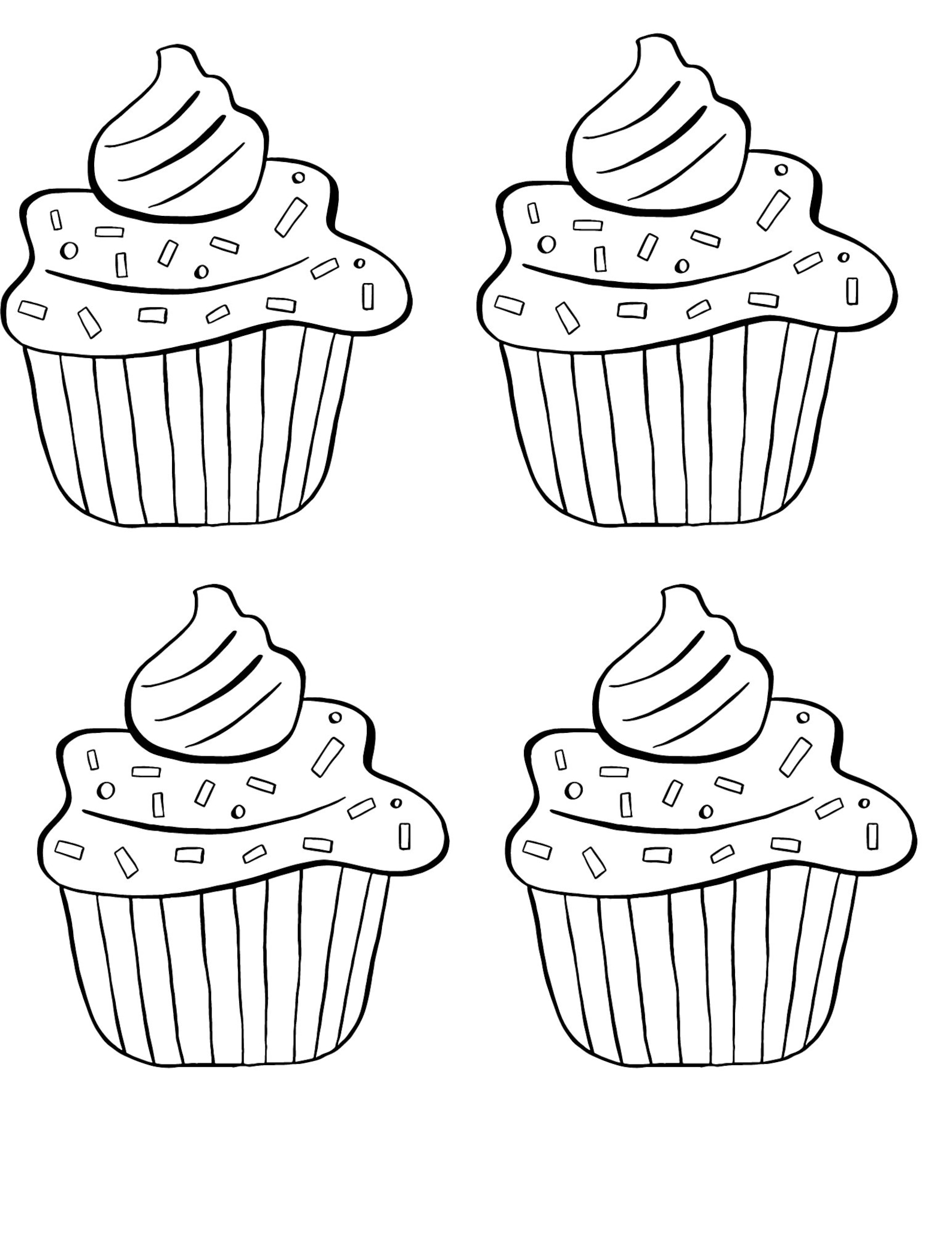 10 Printable Pages of Cooking and Baked Goods for Coloring Fun - Etsy